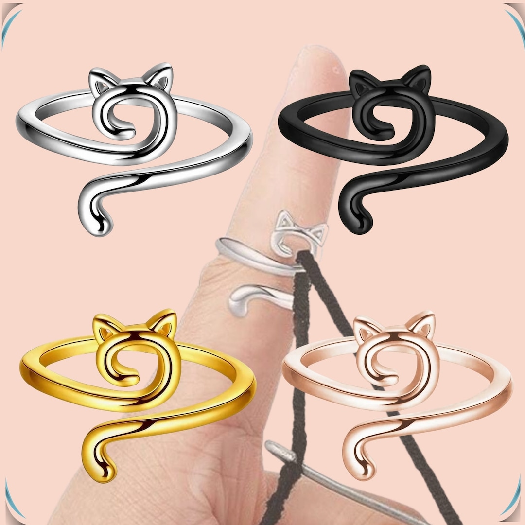 Adjustable Yarn Ring for Crochet, Yarn Tension Ring Crochet, Crochet ...