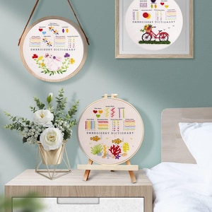 3 Set Beginner Embroidery Kit, Embroidery Starter Kit, Modern ...