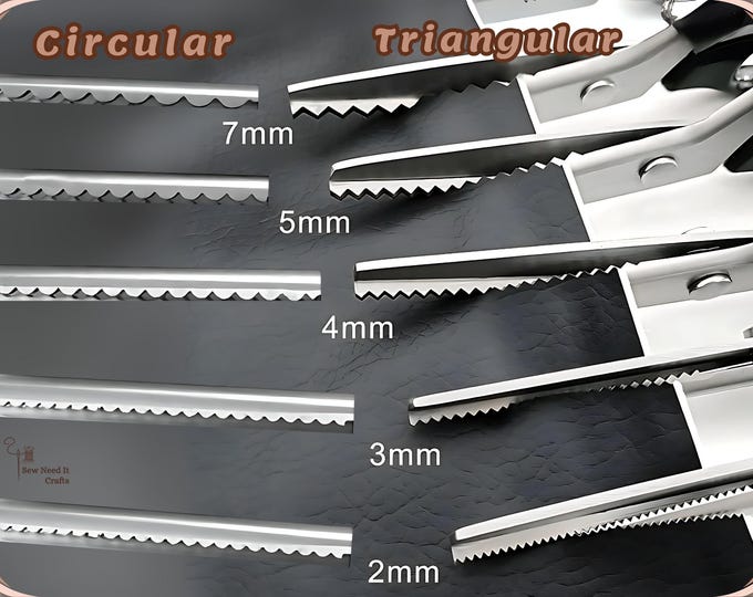 Scalloped Scissors, 3mm, 5mm, or 10mm Scalloped Scissors, Pinking ...