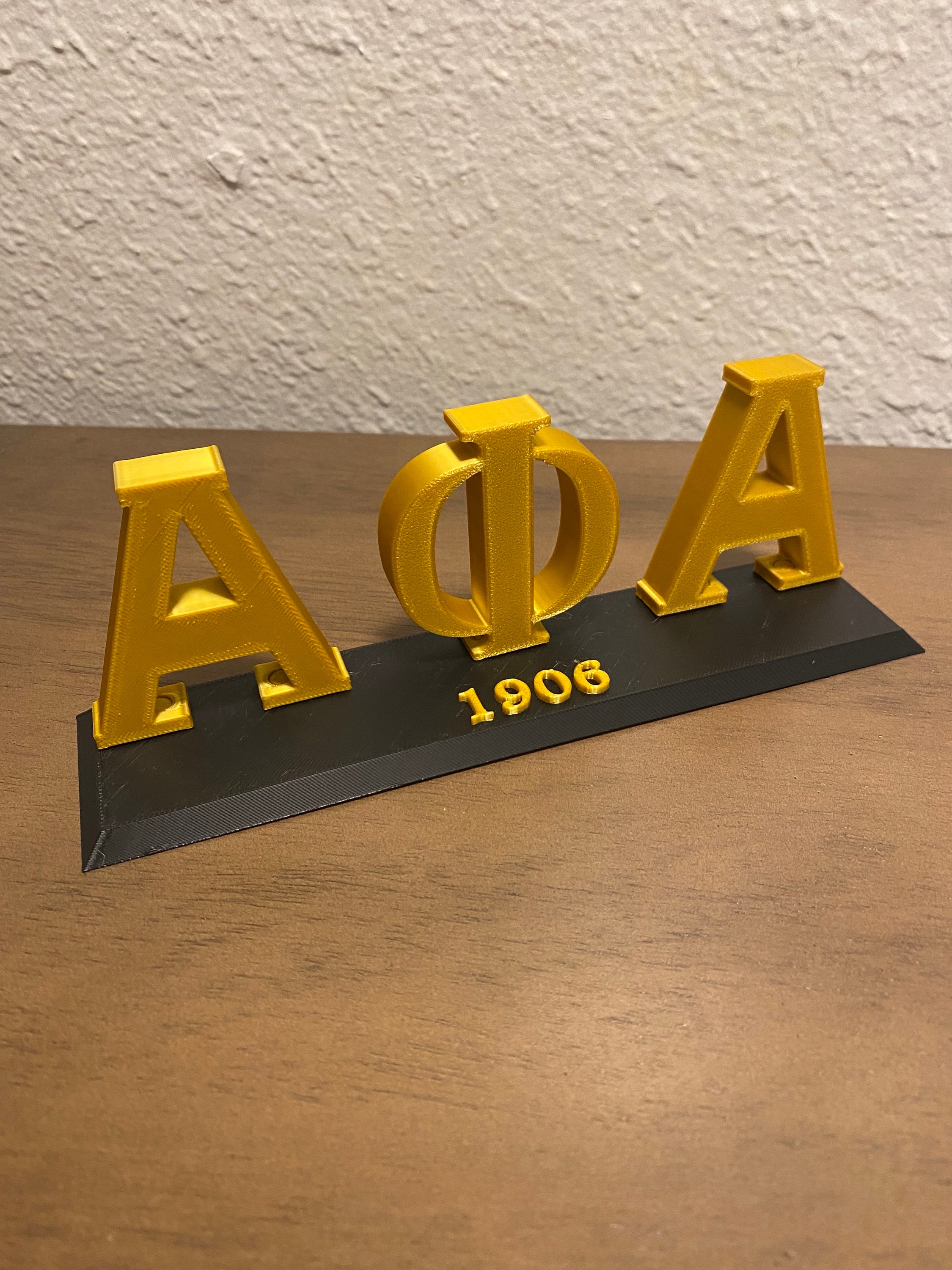 Alpha Phi Alpha Letter Plate - Etsy