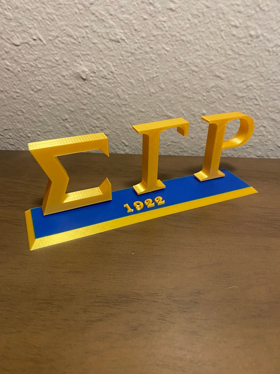 Sigma Gamma Rho Letter Plate - Etsy
