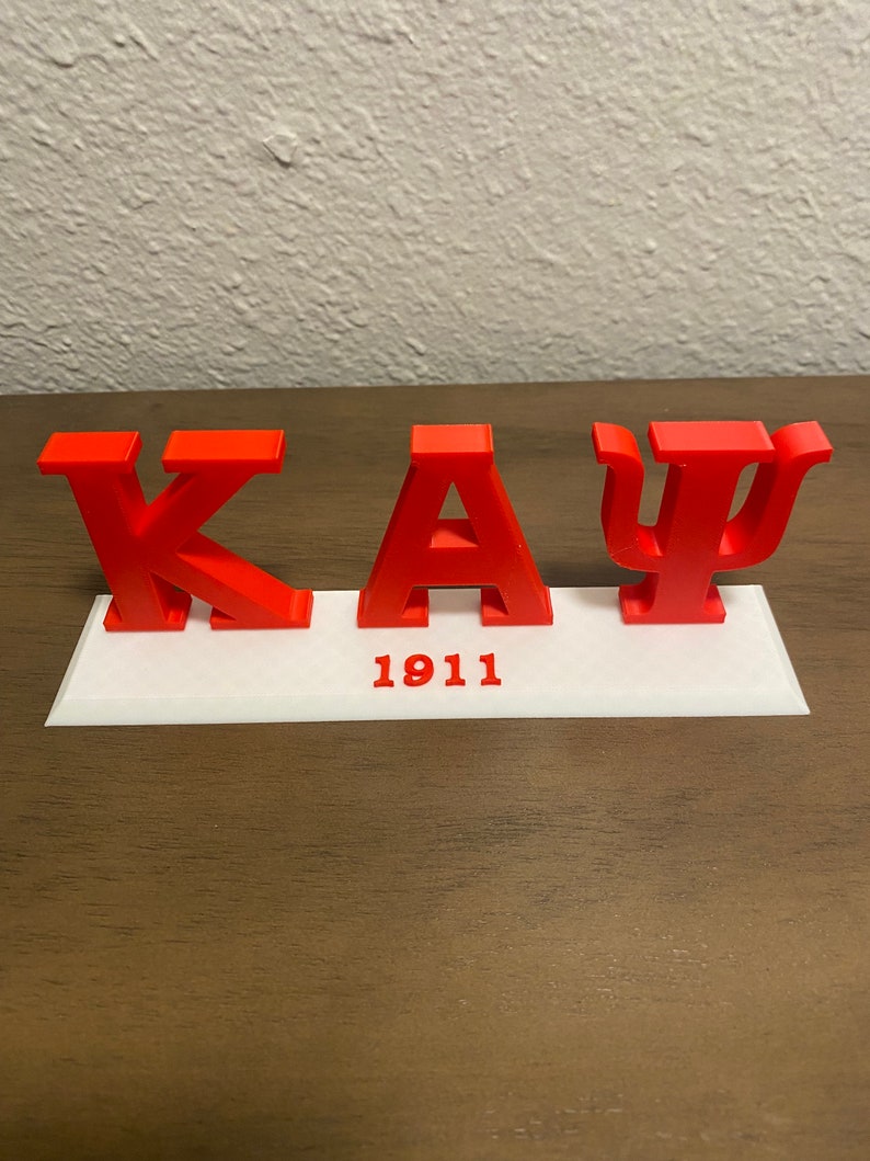Kappa Alpha Psi Letter Plate - Etsy