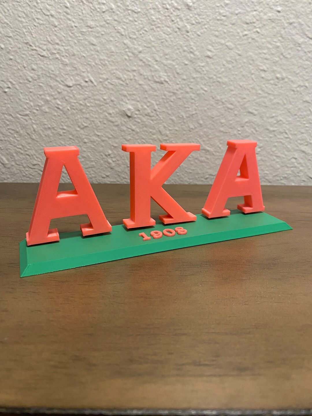 Alpha Kappa Alpha Letter Plate - Etsy