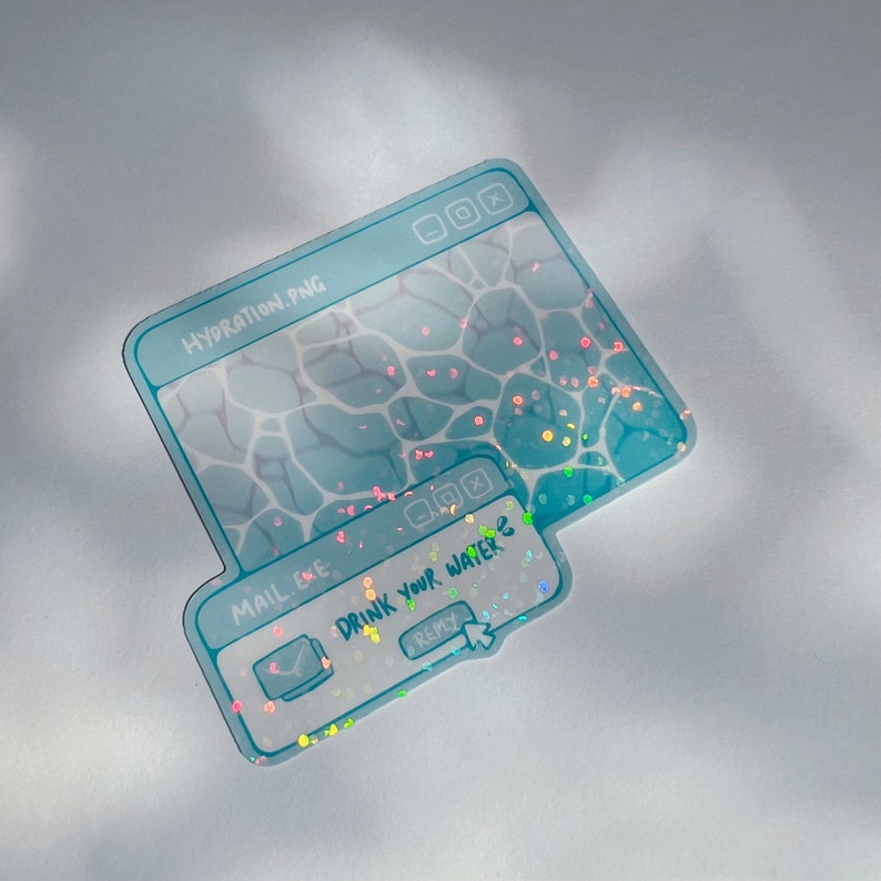 Hydration Reminder Stay Hydrated Water Bottle Sticker - Etsy