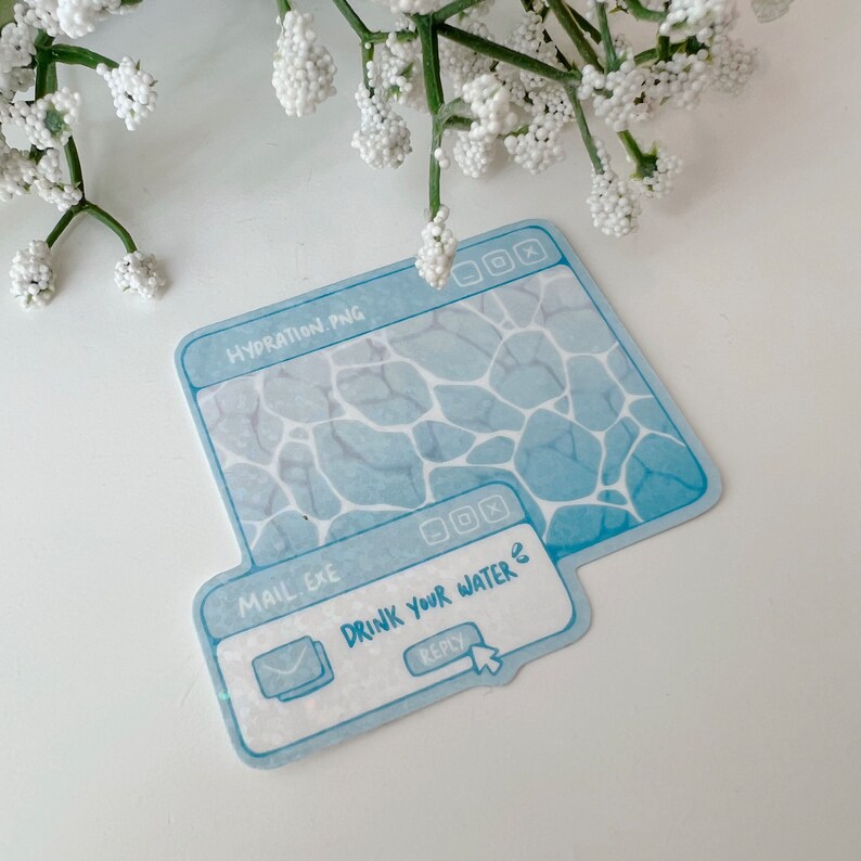 Hydration Reminder Stay Hydrated Water Bottle Sticker - Etsy