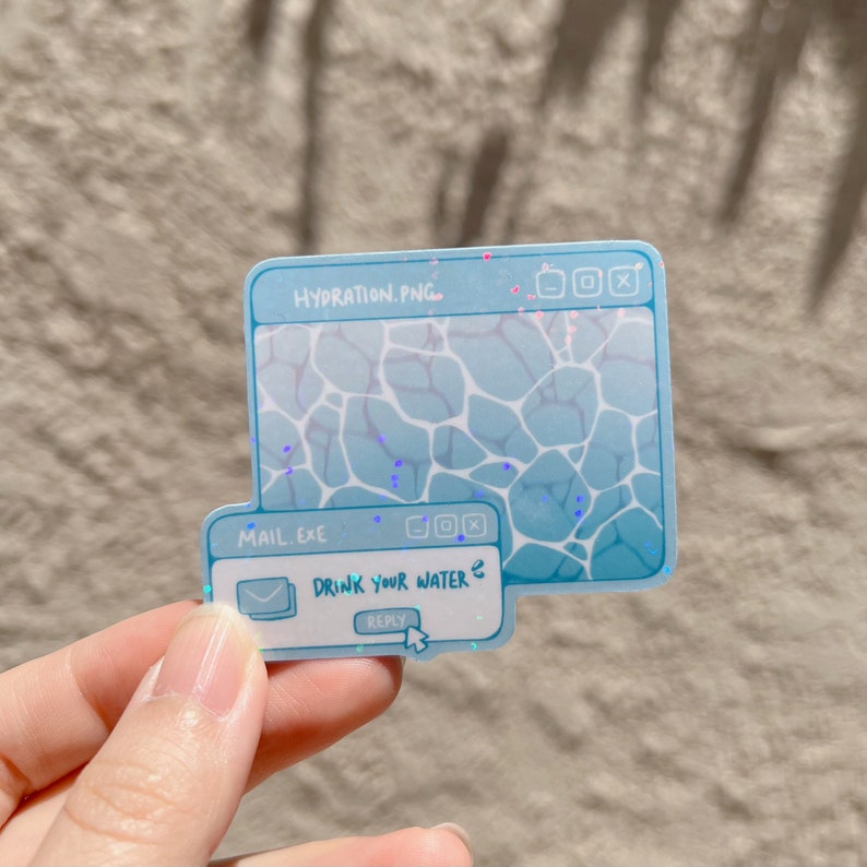 Hydration Reminder Stay Hydrated Water Bottle Sticker - Etsy