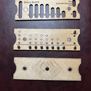 Magnetic Spell Slot Tracker - Etsy