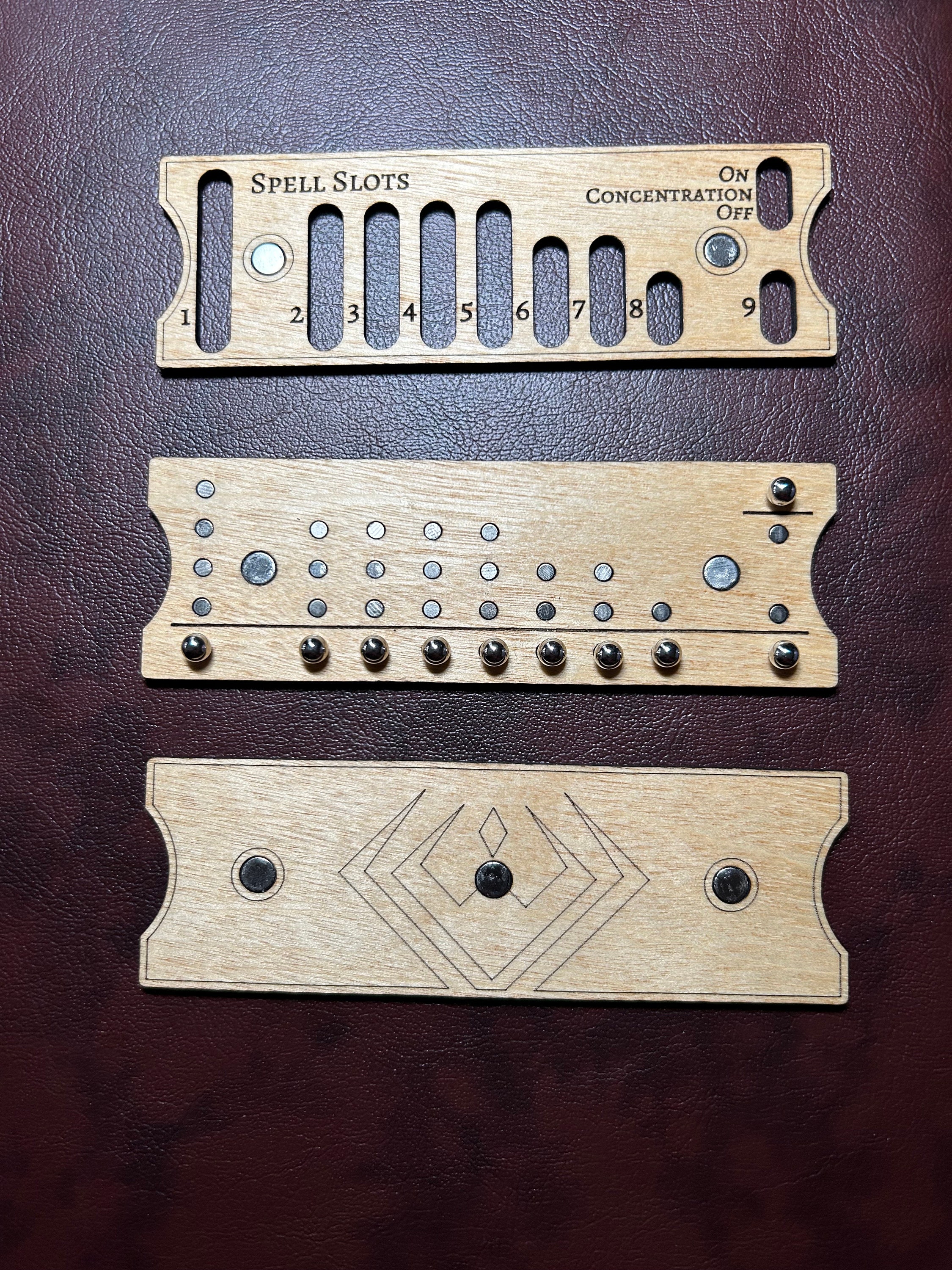 Magnetic Spell Slot Tracker - Etsy