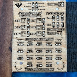 The Tracker's Tome - Fully Modular Character Sheet System - Etsy