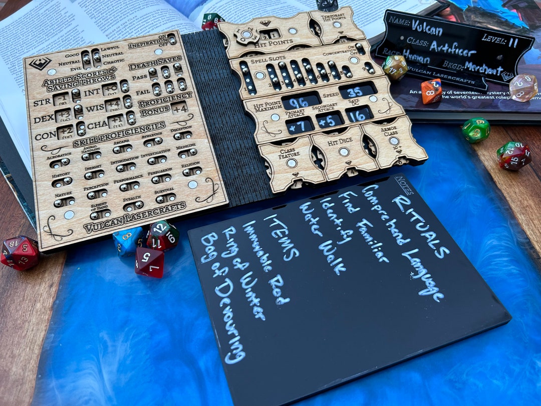 The Tracker's Tome - Fully Modular Character Sheet System - Etsy