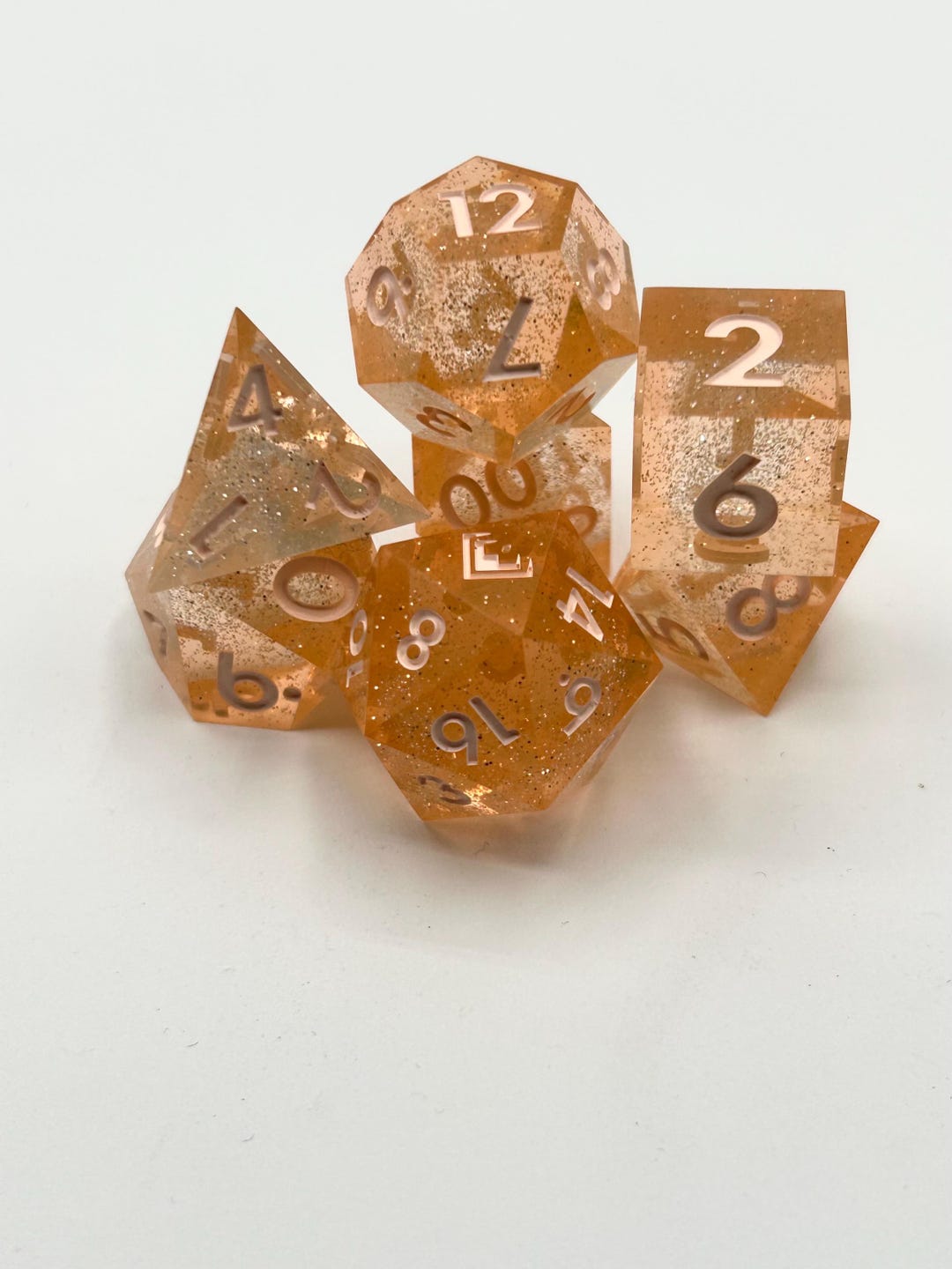 Handmade 7pc Polyhedral RPG Dice Set 22mm D20 Large TTRPG Full Set - Etsy