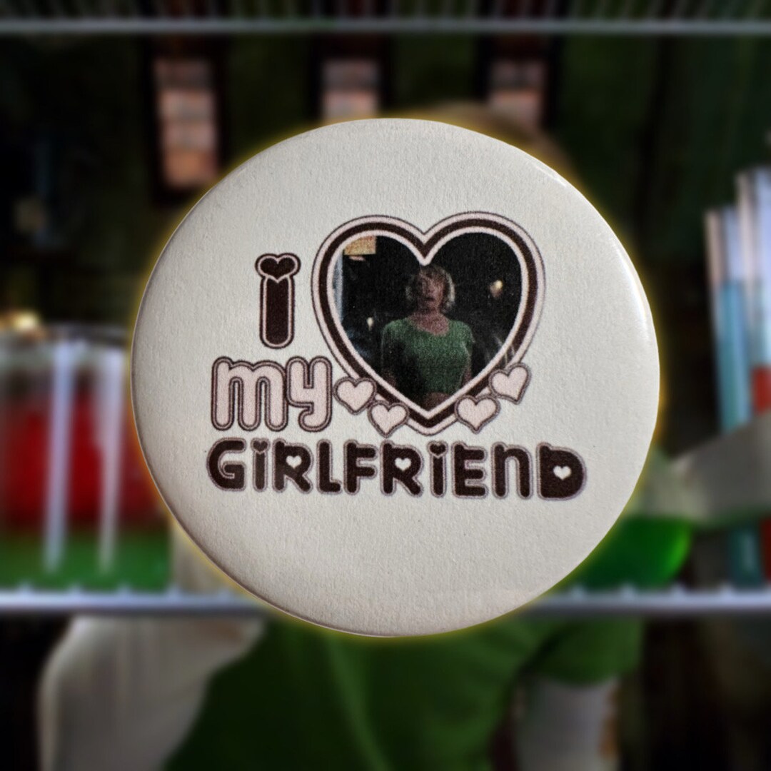 Girlfriend Shaggy Big Button - Etsy