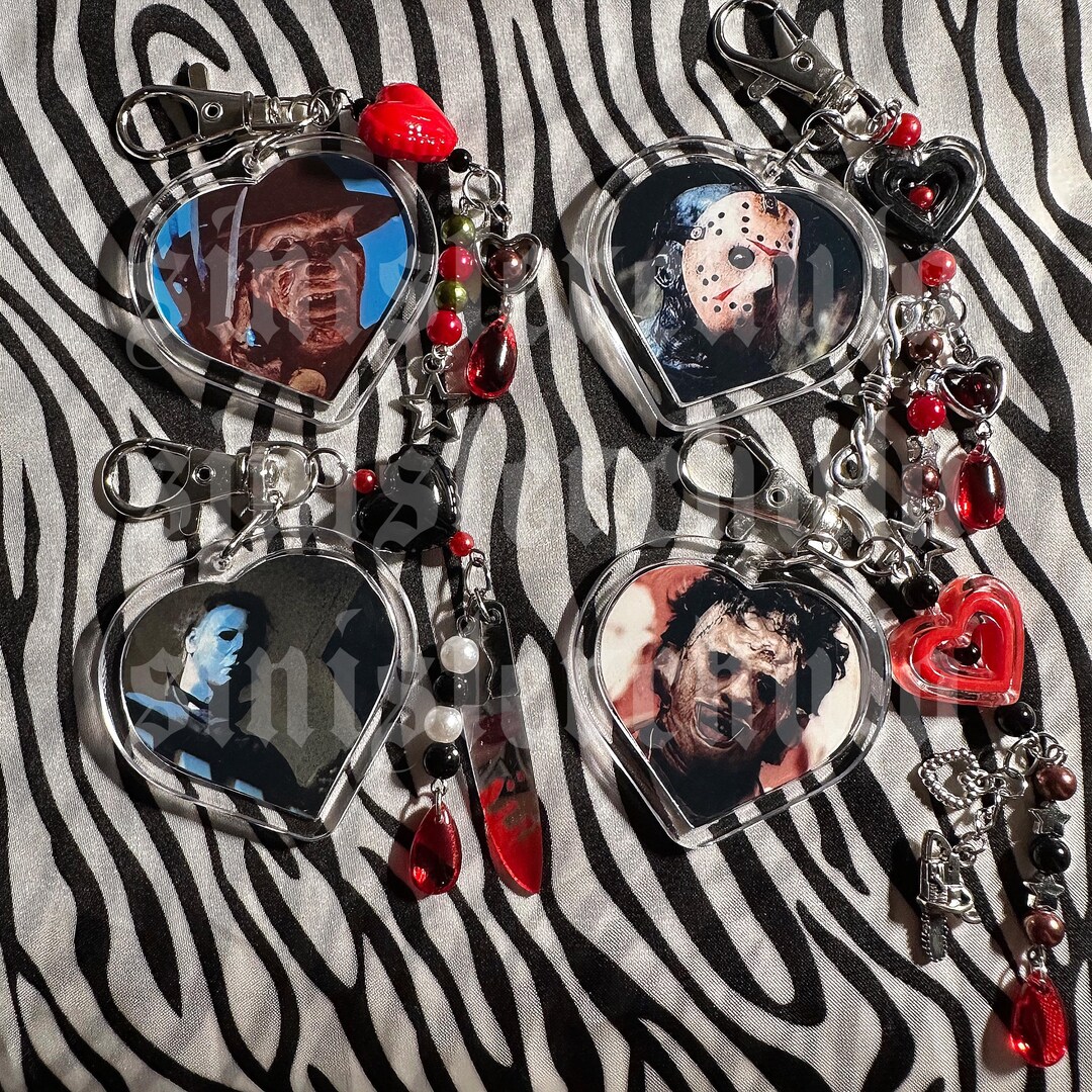 Horror Icons Keychains - Etsy