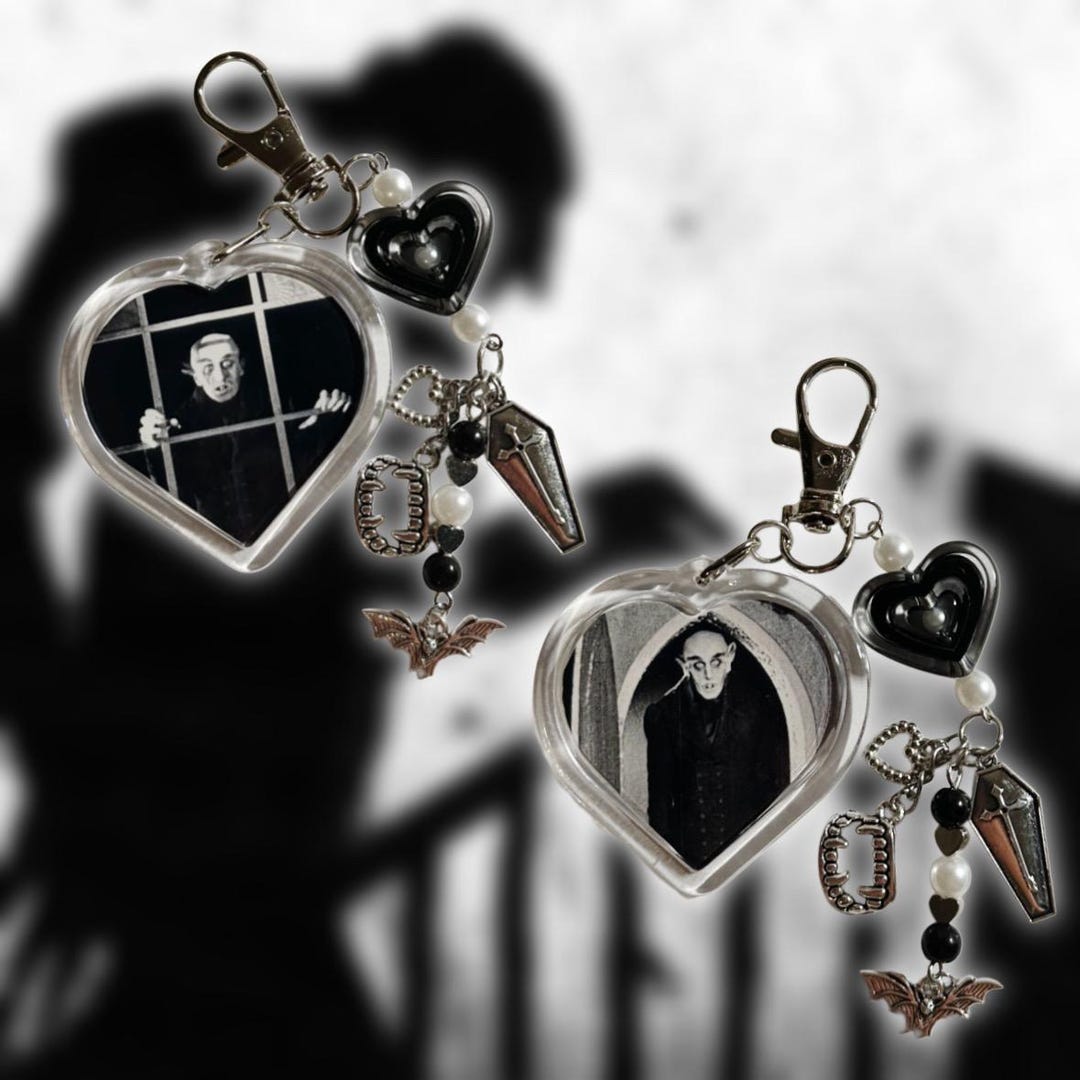 Nosferatu Inspired Horror Keychains - Etsy