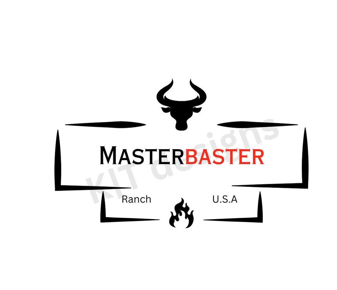 Grill Master Svg - Master Baster Longhorn Svg - Etsy