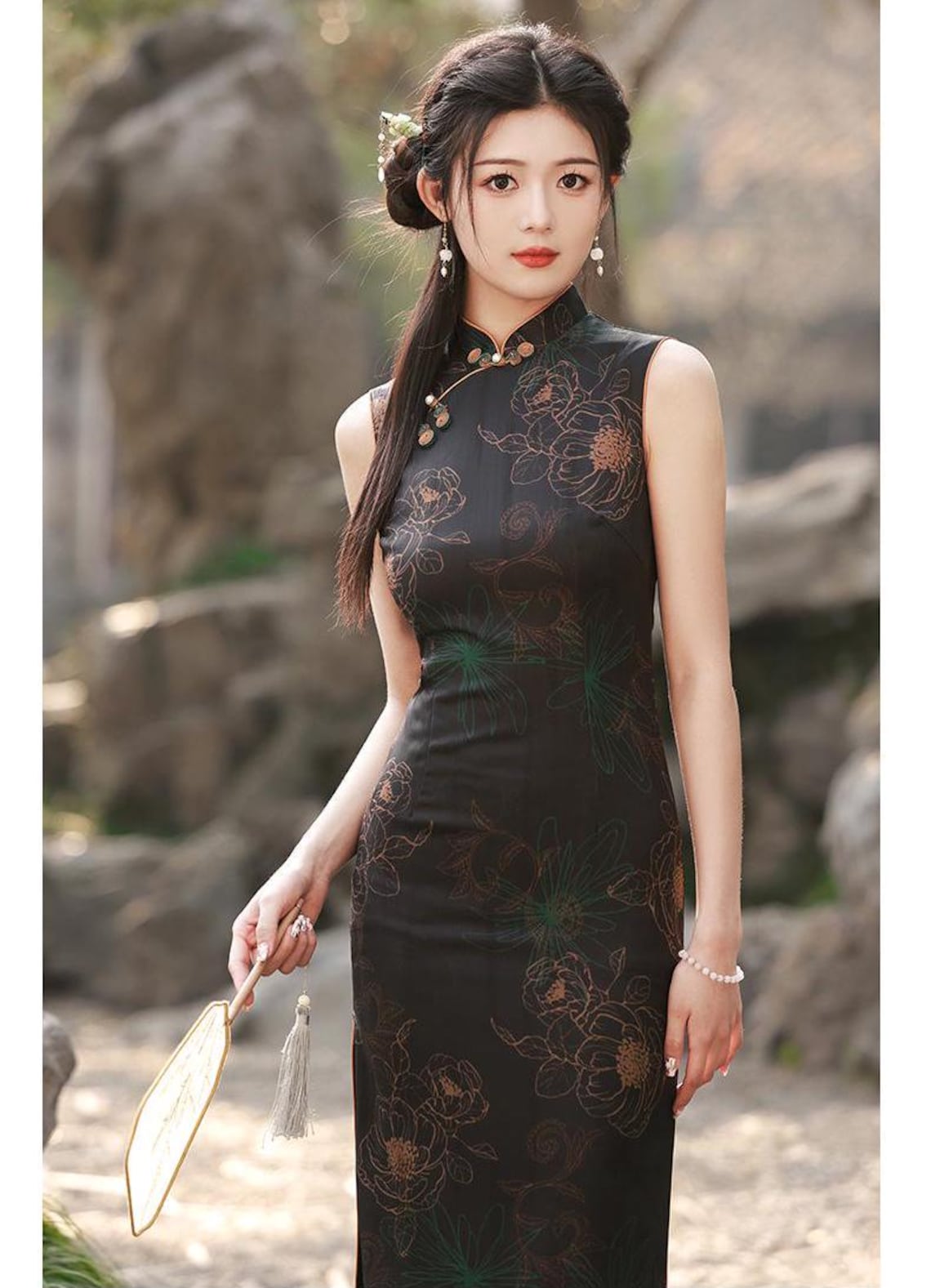 Sleeveless Qipao, Traditional Chinese Dress, Modern Cheongsam - Etsy