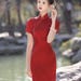 Red Cheongsam, Traditional Chinese Dress, Qipao, Cheongsam - Etsy
