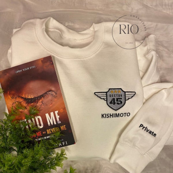 Shatter Me Embroidered Hoodie - Etsy