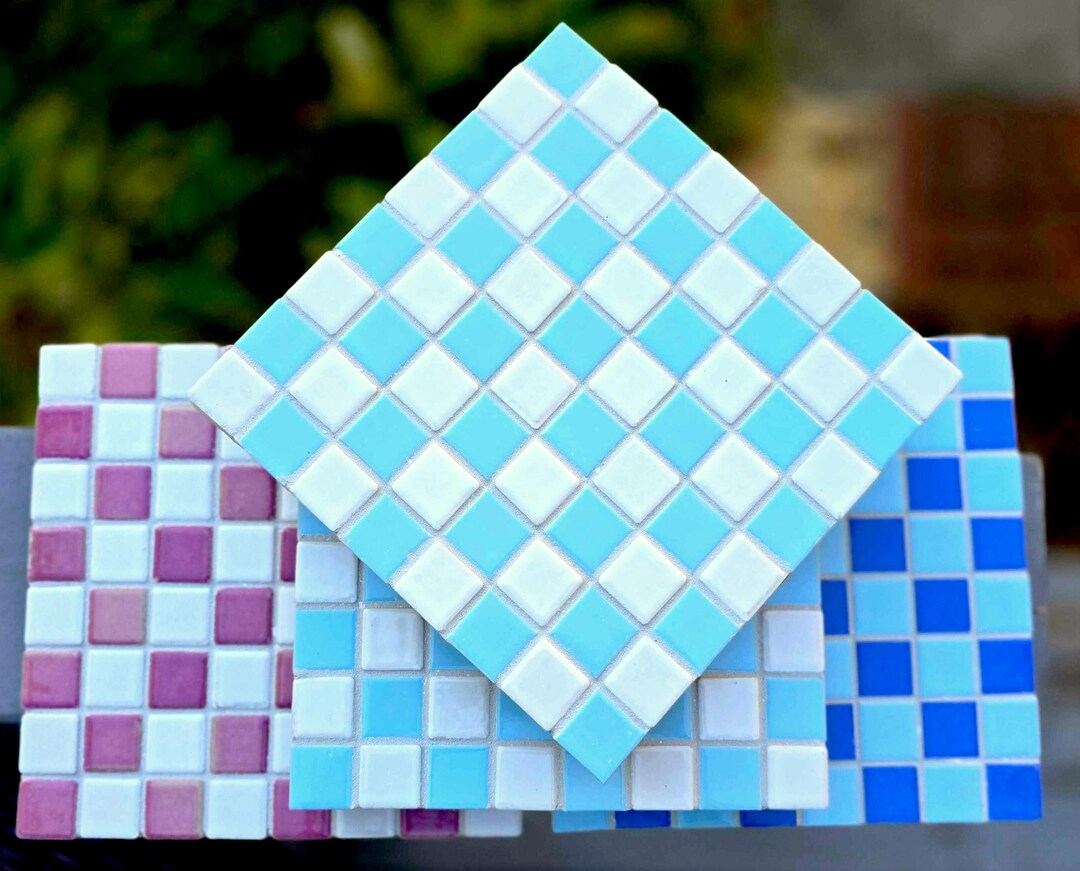 Chessboard/checkerboard - Handmade - Ceramic Tiles and Wine Corks ...