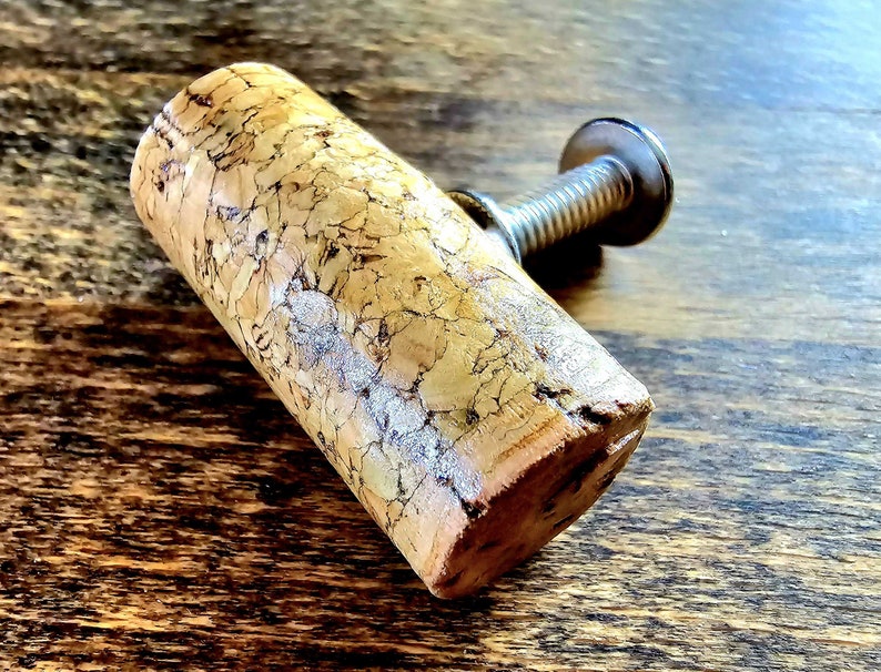 Wine Bottle Cork Cabinet Drawer Handles Knobs Upcycled Wine Corks Rioja ...