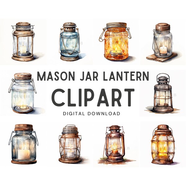 Mason Jar Lanterns - Etsy