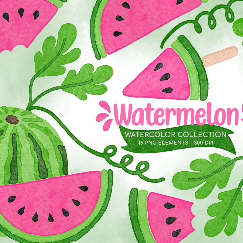 Cute Watermelon - Etsy