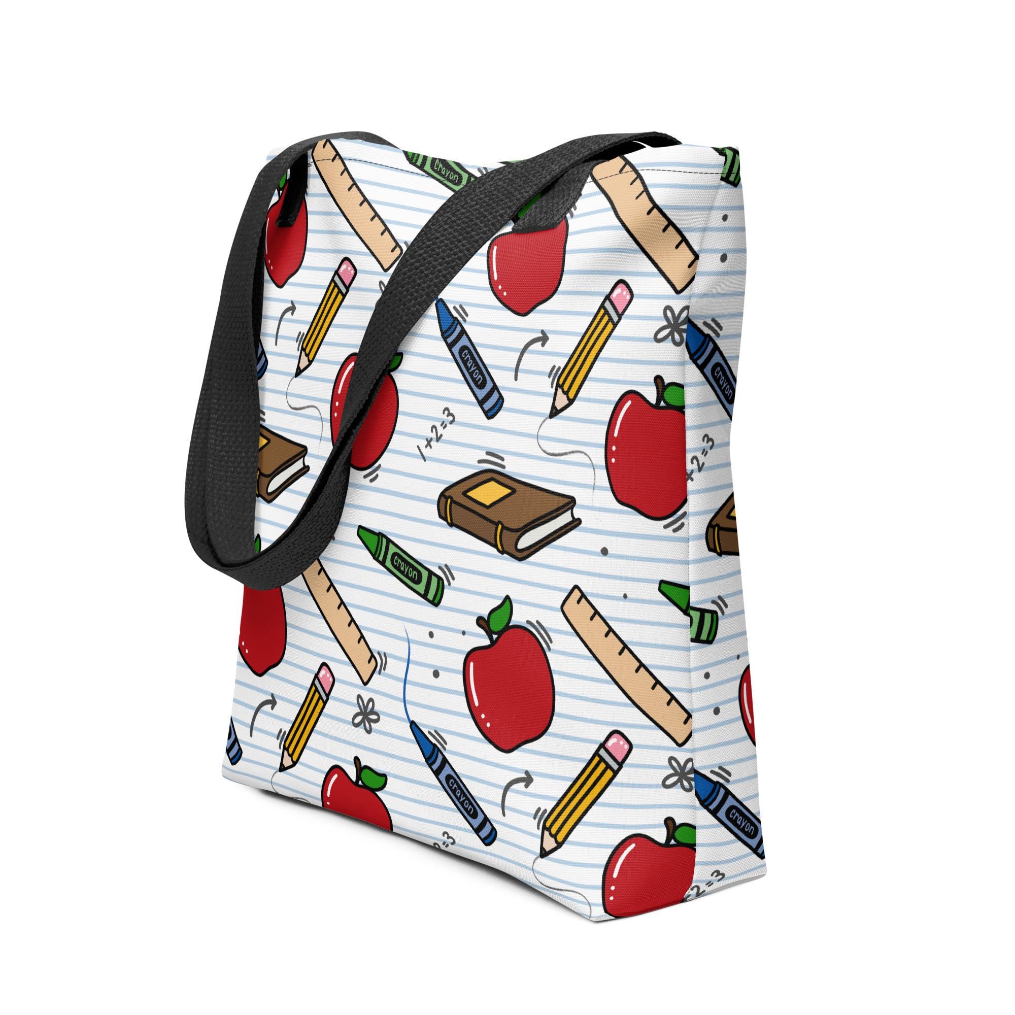 School Teacher Seamless Pattern Design - Educational School Supply ...