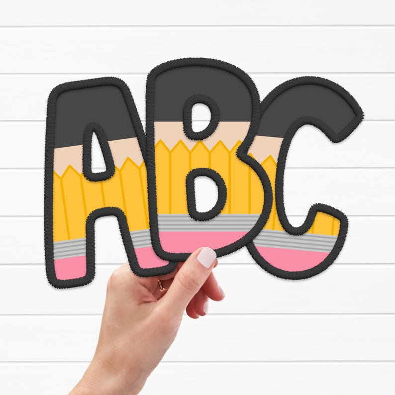 Pencil Alphabet PNG Clipart | Bulletin Board Doodle Letters & Numbers ...