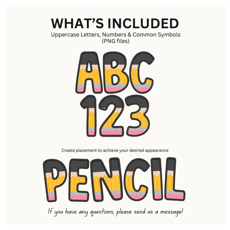 Pencil Alphabet PNG Clipart | Bulletin Board Doodle Letters & Numbers ...