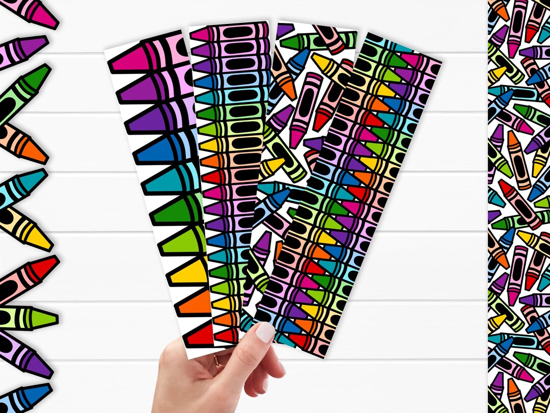 Crayon Bulletin Border - Vibrant Color Bulletin Board Strip - Wall and ...