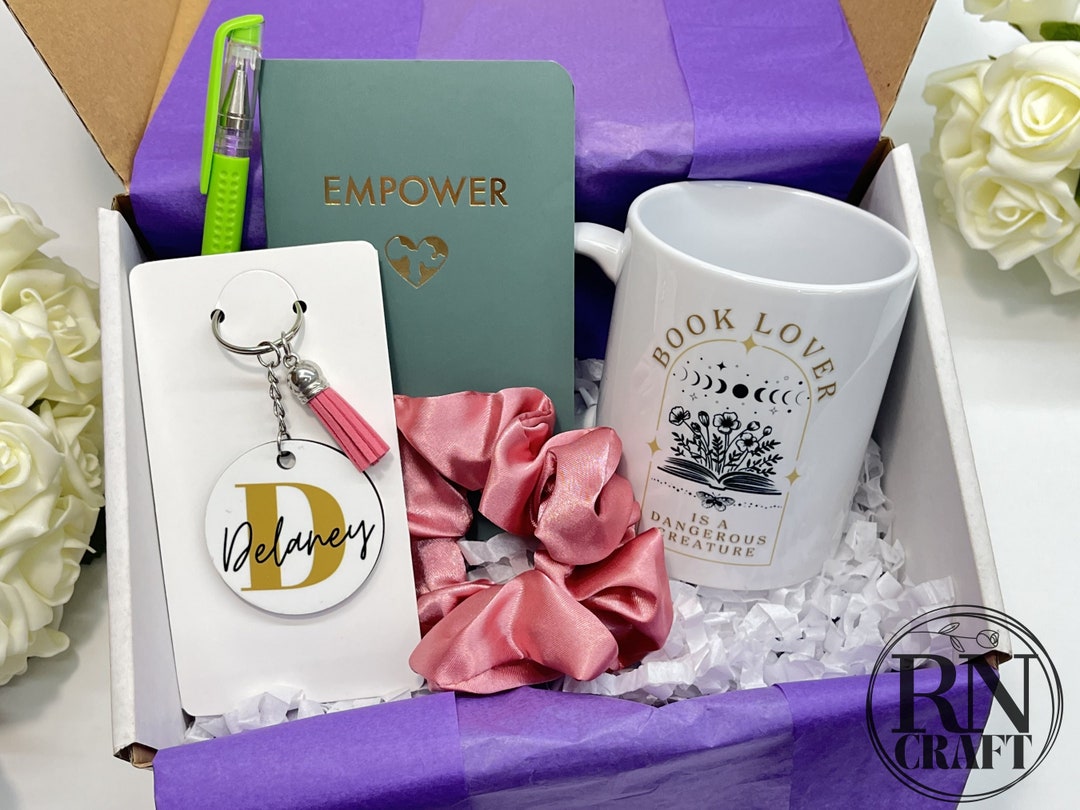 Book Lover Gift Box Birthday Gift for Bookish Friend Mug Custom ...