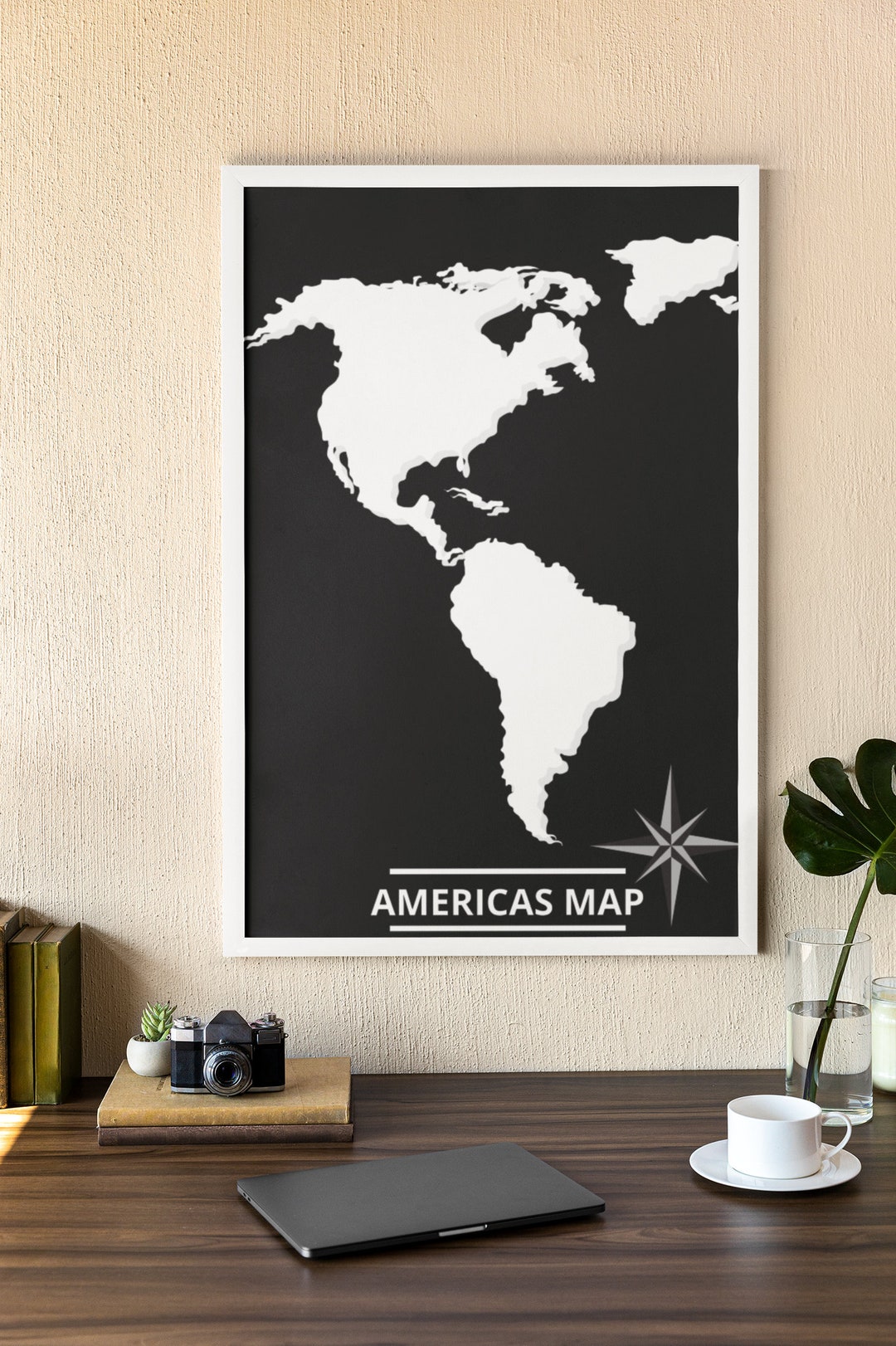 America Map/city Map/personalized Map/wall Art/printable/instant ...