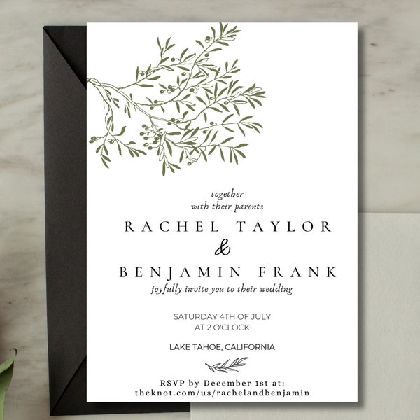 Tree Wedding Invitation - Etsy