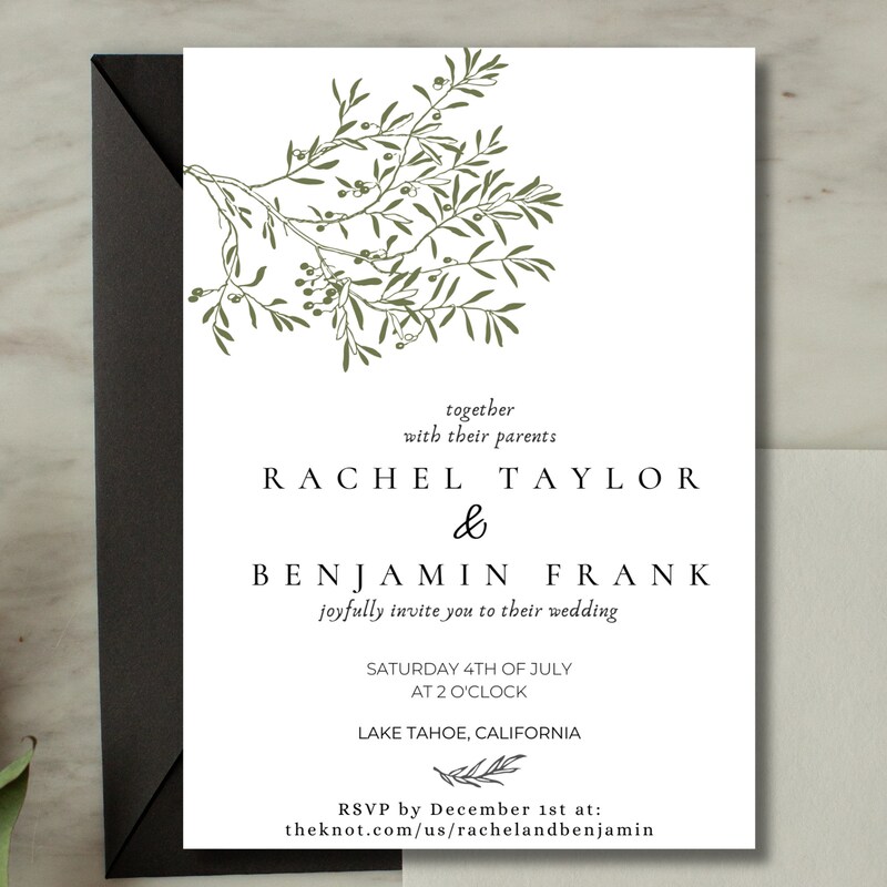 Tree Wedding Invitation - Etsy