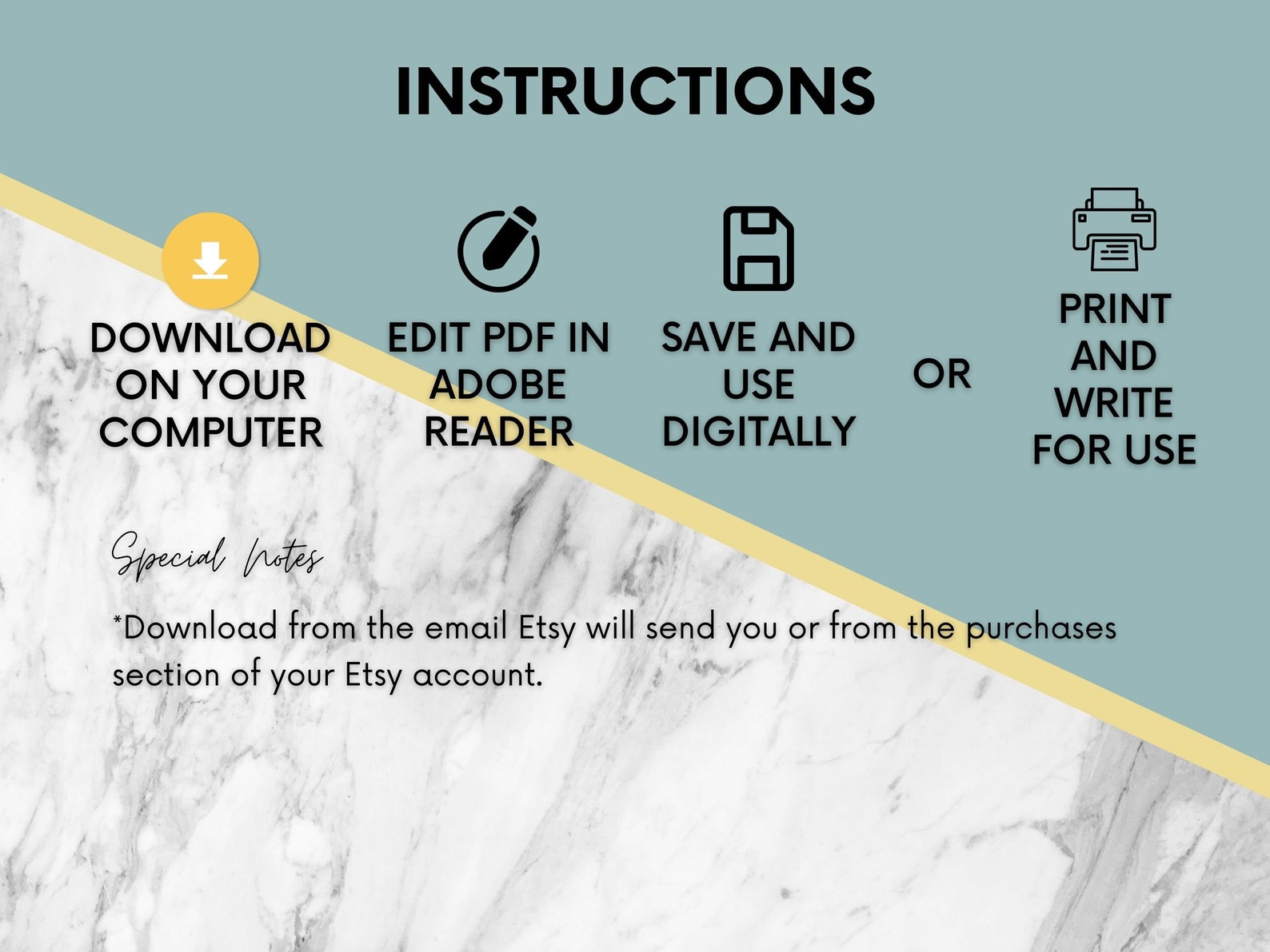 Grocery Shopping List Bundle | Grocery List Printable Bundle | Digital ...