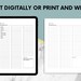 Simple Grocery List Template | Minimalist Grocery Shopping List ...