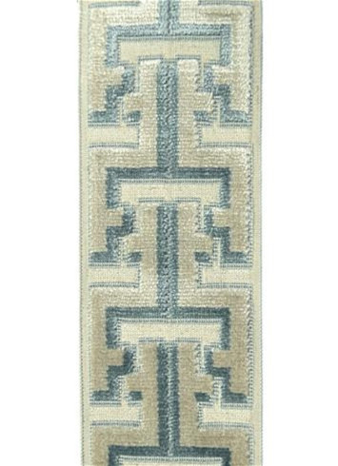 Greek Trim Oslo Sky Velvet Trim 3.5 Inches - Etsy