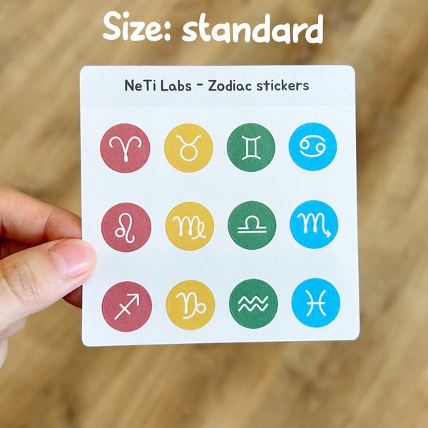 Zodiac Stickers - Etsy