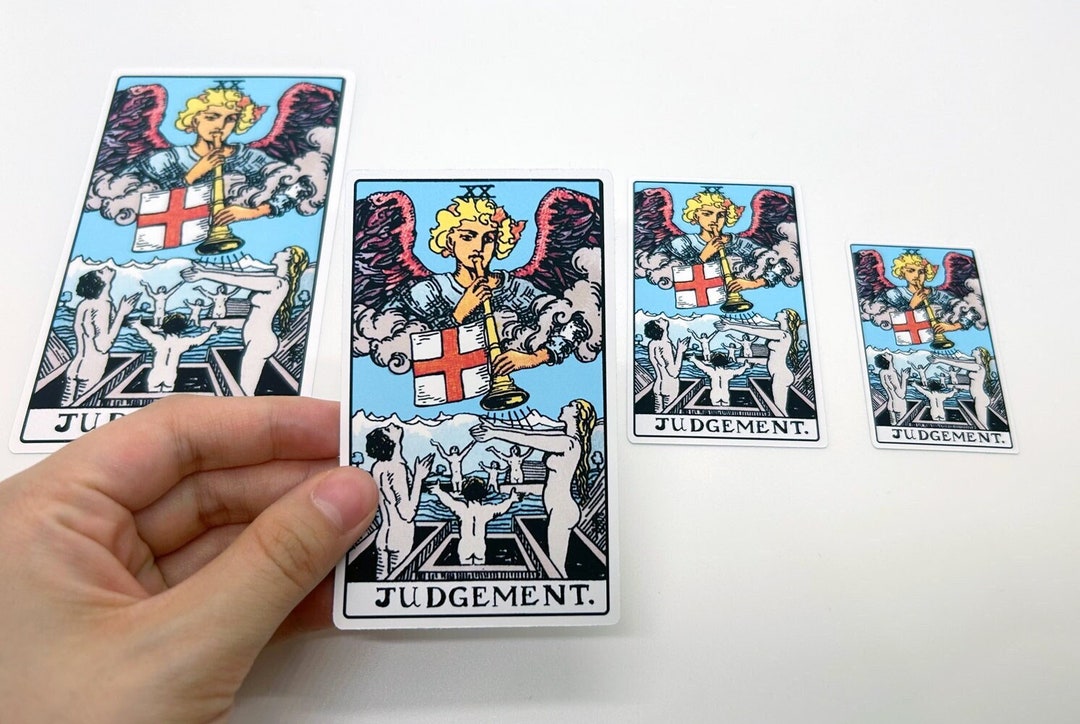 Tarot Sticker "judgement" Large - Rider-waite Major Arcana Reading Card ...
