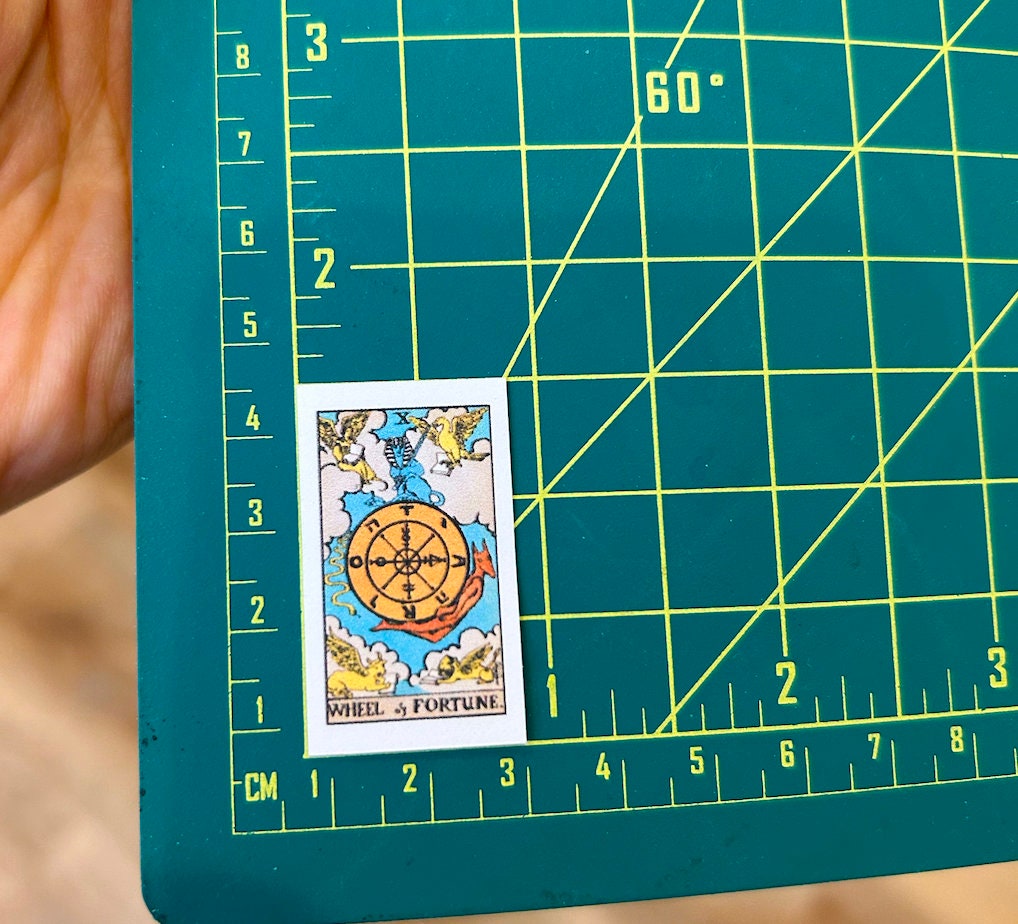 Small Tarot Card Stickers Rider Waite 78 Card Full Tarot Deck 2 Back ...