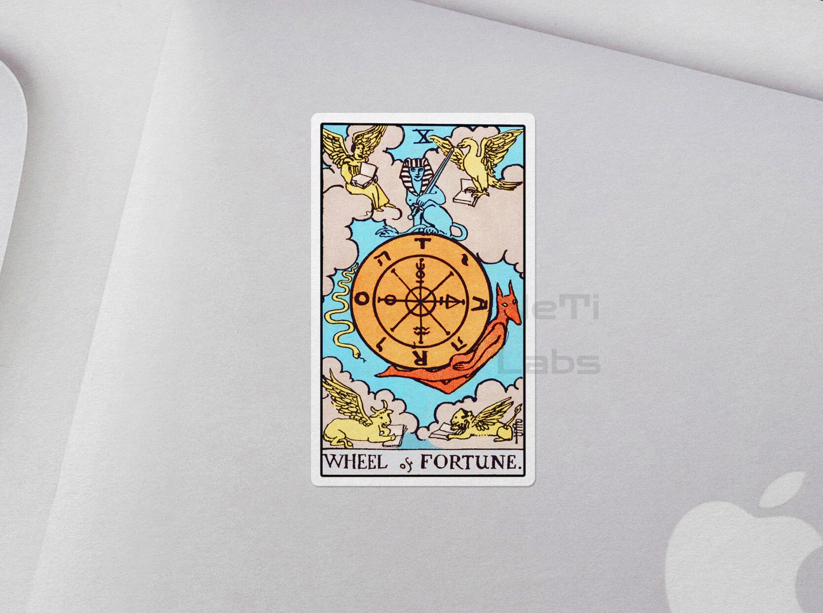 Tarot Sticker wheel of Fortune Large Rider-waite - Etsy
