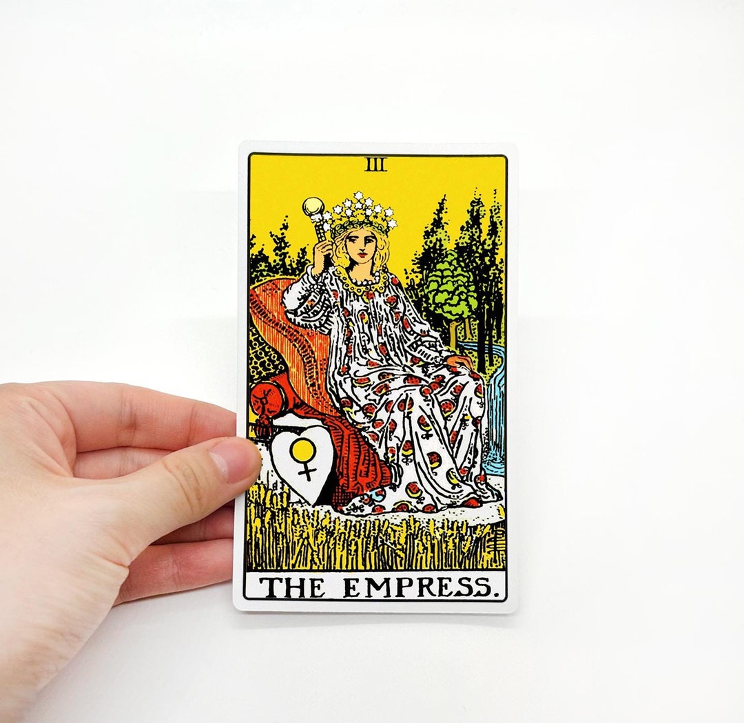 Tarot Sticker "the Empress" Large - Rider-waite Major Arcana Classic ...