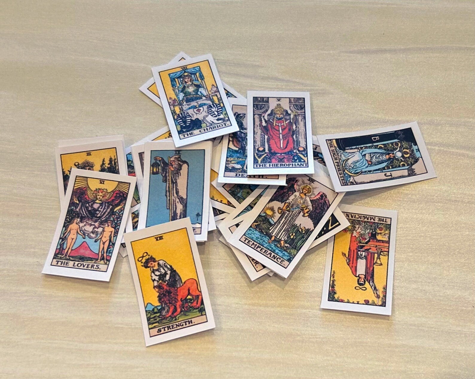 Printable Tarot Stickers Medium, Rider Waite, PDF PNG JPG Digital ...