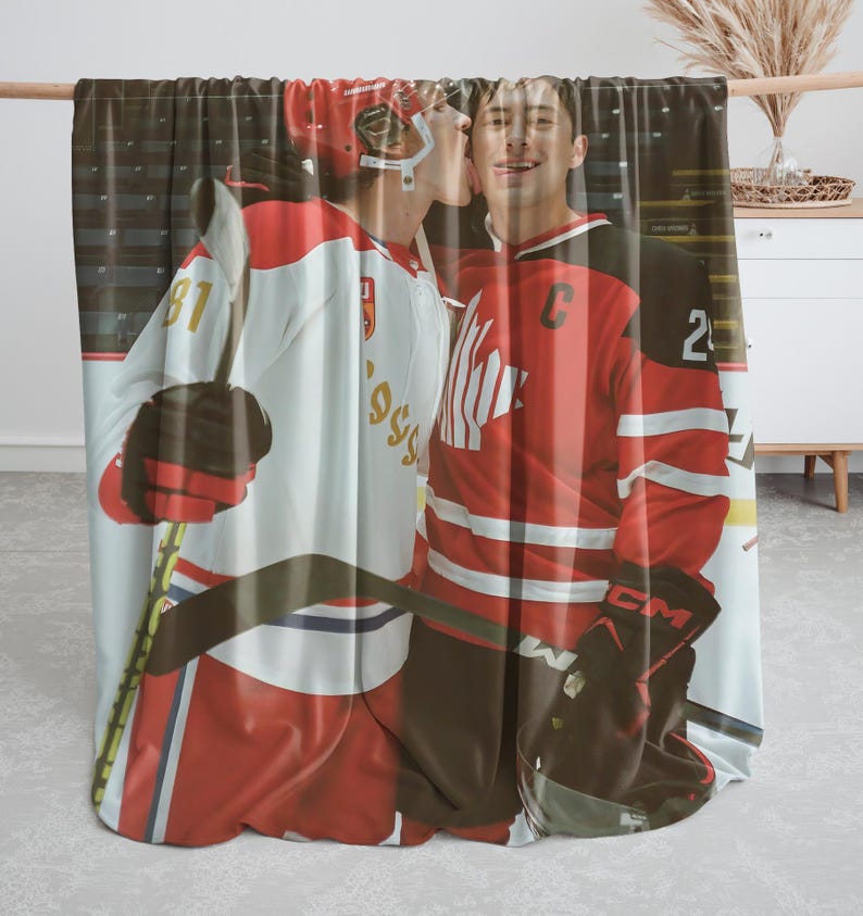 Heated Rivalry Shane & Ilya Blanket – Cozy Hockey Romance Fandom Throw ...