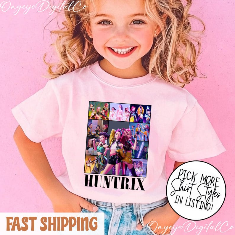 Retro Huntrix Girls Kpop Demon Hunter T-shirt | Anime Lover Gifts - Etsy