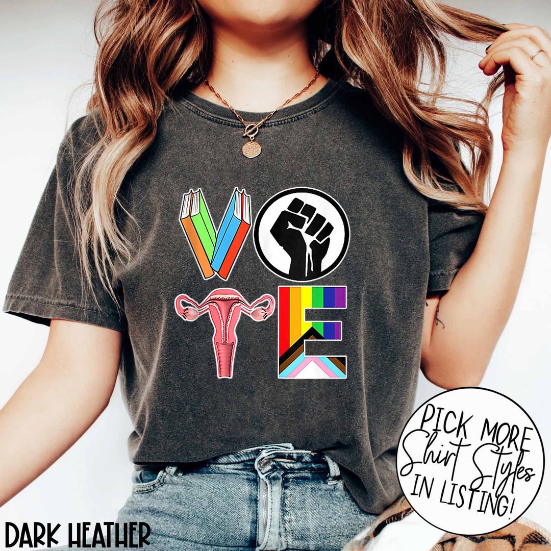 Vote Shirt Banned Books Shirt Reproductive Rights Tee Blm Shirts