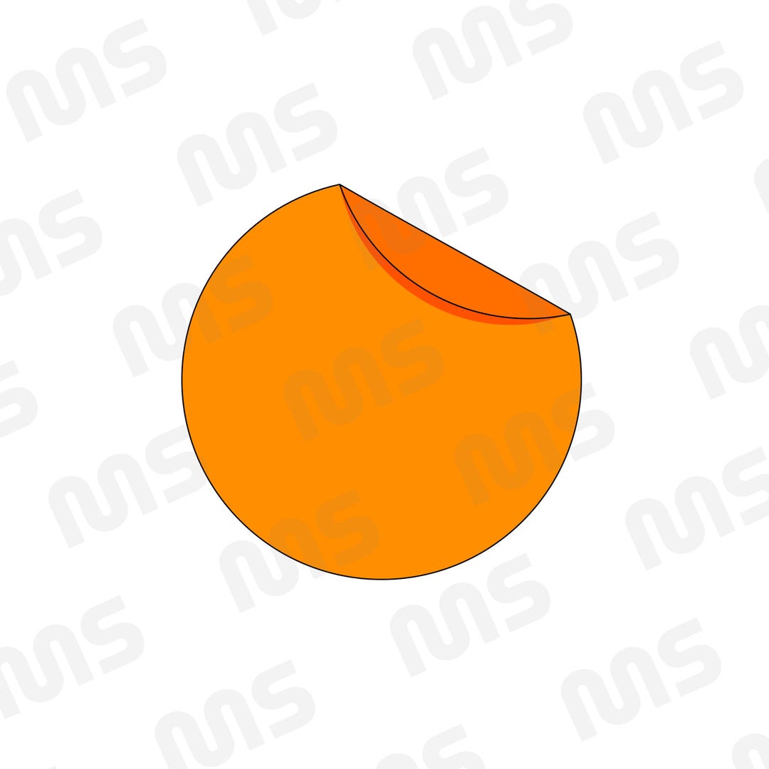 Orange Post It Note SVG Only - Etsy