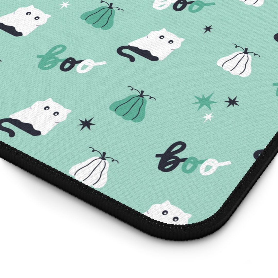 Ghost Cat Desk Mat - Etsy