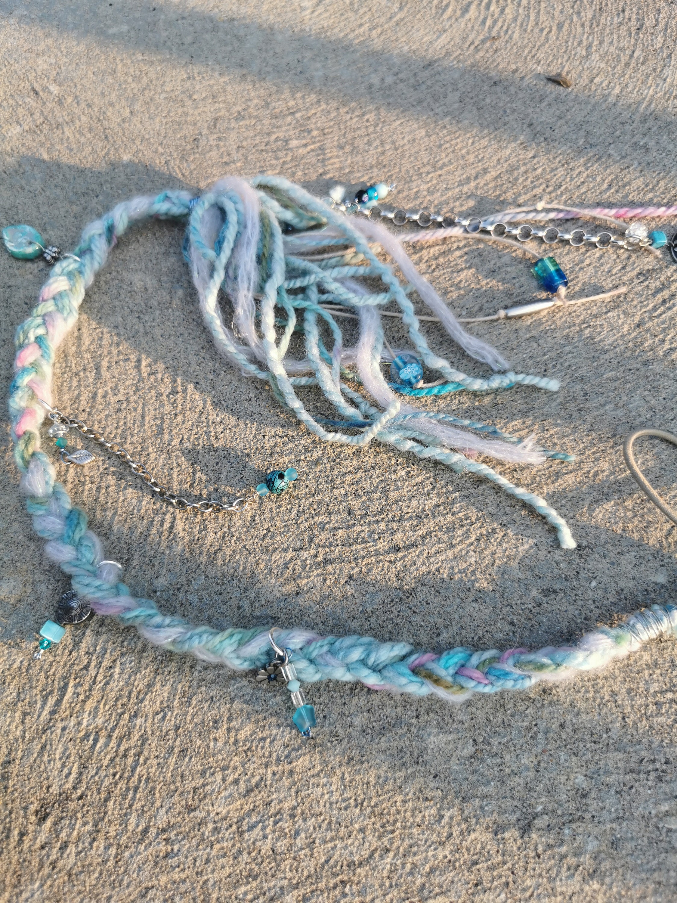 Dread Wrap Hair Wrap One of a Kind Long Single Ended Dread - Etsy
