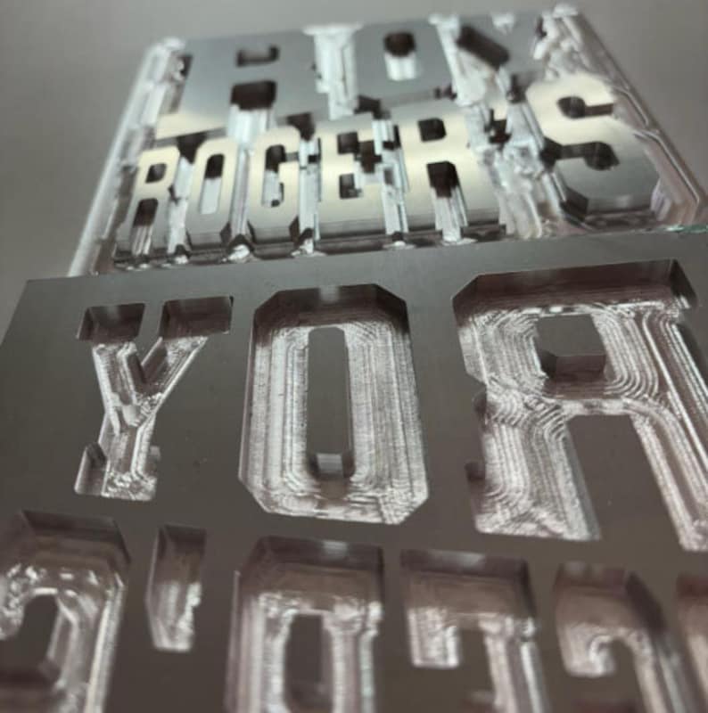 Aluminum Mold... Embossing Work With Press Machine for Fabric Textile ...